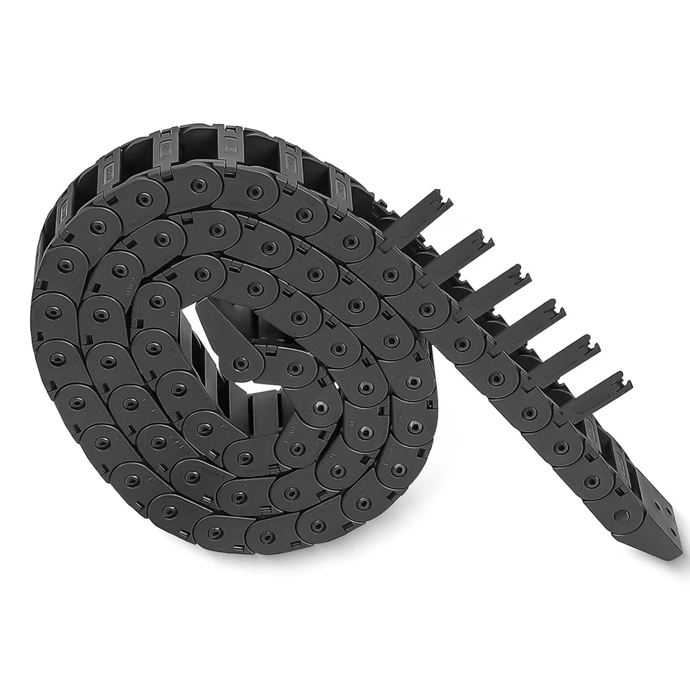 1Meter-10x20mm-Cable-Wire-Carrier-Drag-Chain-Nylon-Black-Open-Type-for ...