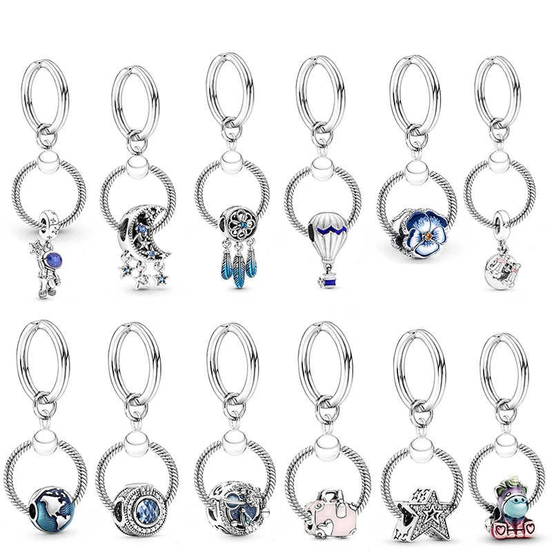 100-Styles-Silver-Color-Exquisite-Charm-Keychains-For-Women-Handbag-Car ...