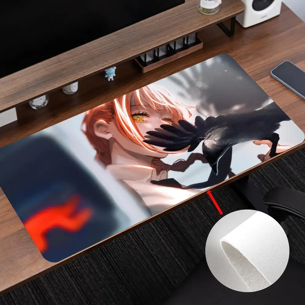 Mouse-pc-gaming-Pad-PU-M-Makima-Leather-Waterproof-Mouse-Pad-Large ...