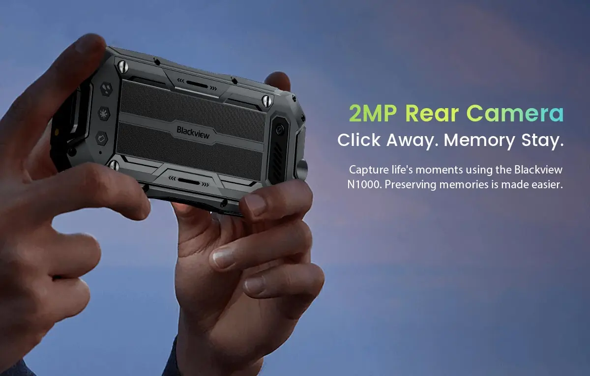 Blackview N1000 Rugged Smartphone, MediaTek MT6739 2.4 inch Display ...