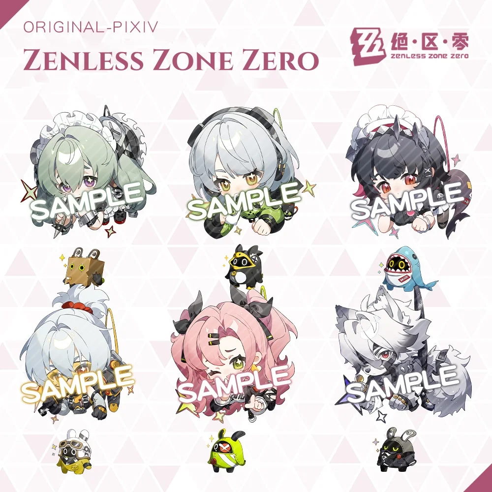 New-Zenless-Zone-Zero-Keychain-Ellen-Joe-Hoshimi-Miyabi-Von-Lycaon ...