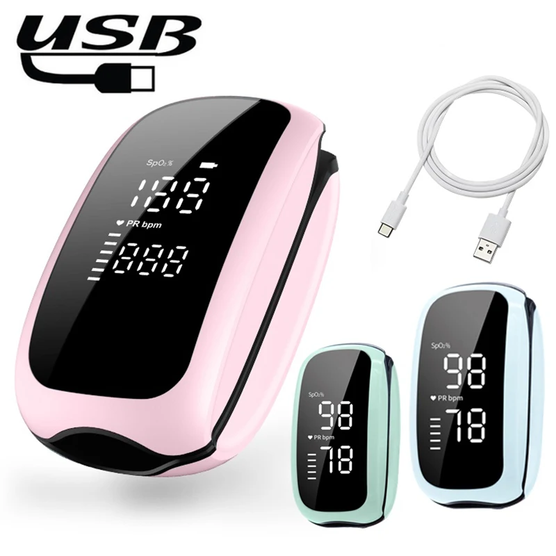 Oxym-tre-de-pouls-Portable-au-bout-des-doigts-moniteur-de-Saturation-en ...