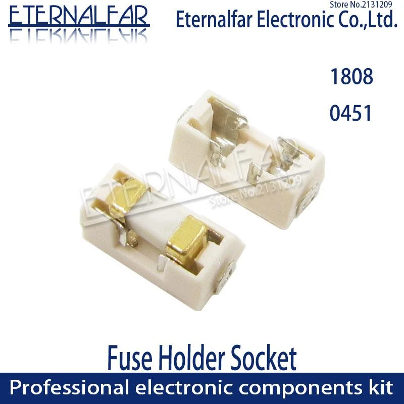 1808 0451 SMD fuse holder Socket fuse box base transposon 6.1x2.69mm ...
