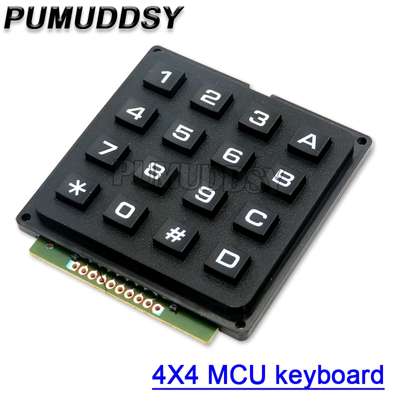 4x4 Mcu Keyboard Matrix Array 16 Keys 4 4 Switch Keypad Keyboard Module For Arduino