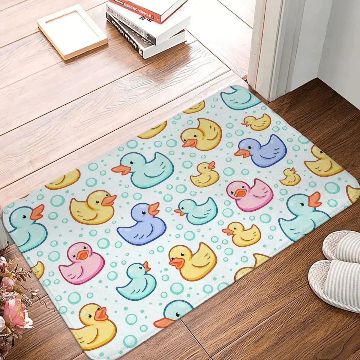 Rubber-Duck-Bath-Toy-Yellow-Cute-Non-slip-Doormat-Rubber-Duckie-Bath ...
