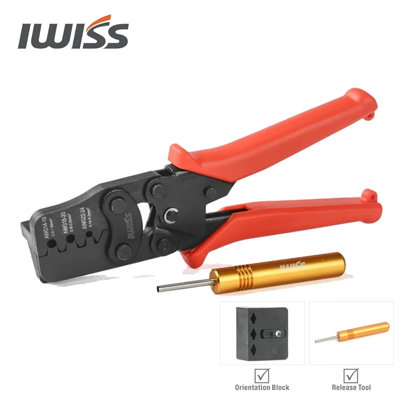 IWISS-IWS-1424BN-Weather-Pack-Crimp-Tool-para-AWG-24-14-Delphi-APTIV ...