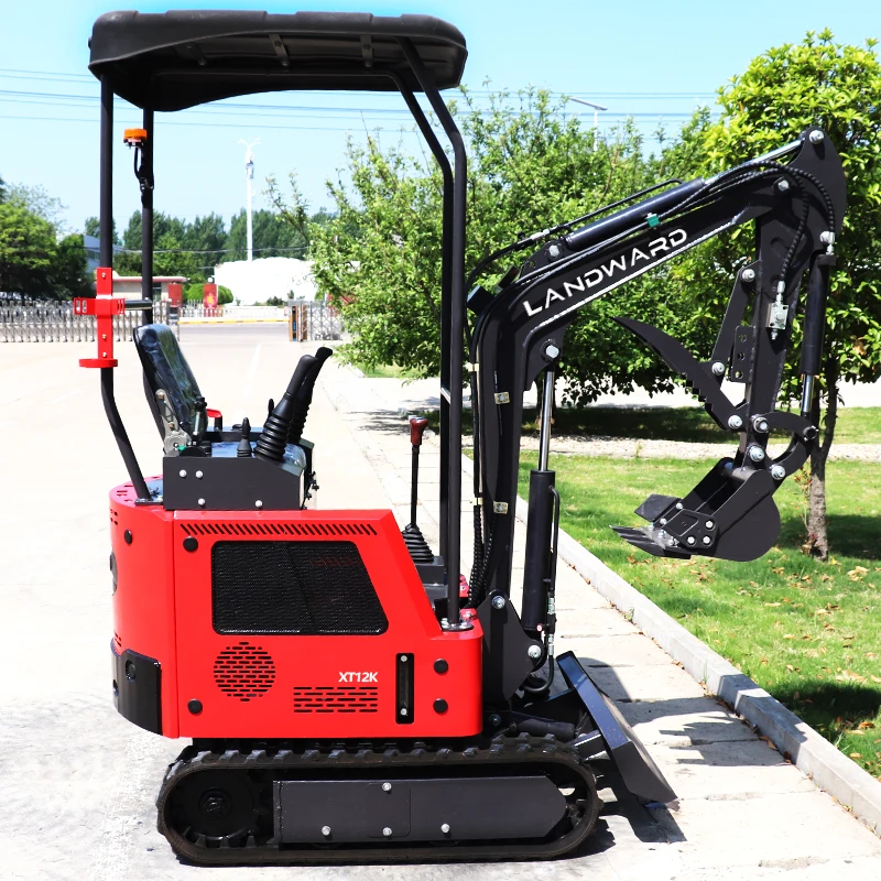 LANDWARD-Wholesale-Mini-Crawler-Excavators-1Ton-XT12K-Compact-Mini ...