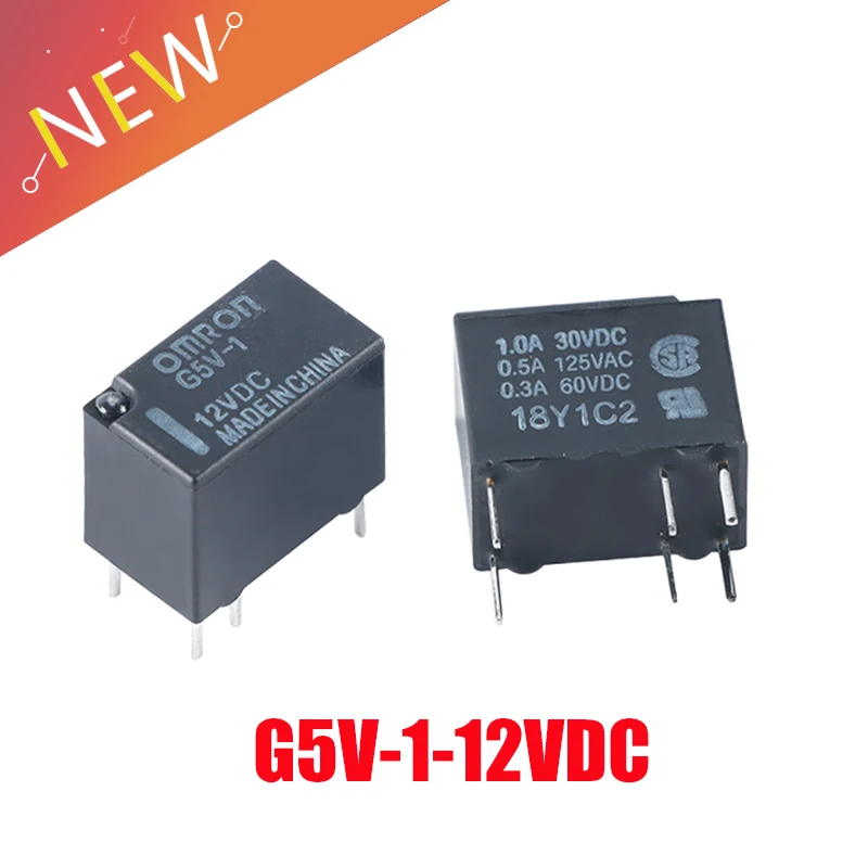 Original Omron G5V 1 12VDC G5V 1 12VDC 6Pin SPDT Mini Signal Relay For ...