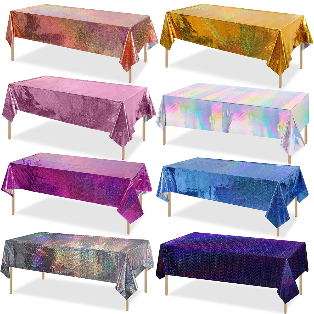 Iridescence-Plastic-Tablecloths-Shiny-Disposable-Laser-Rectangle-Table ...