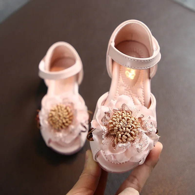 Kids-Cute-Sandals-Princess-Sweet-Flower-Summer-Shoes-Girls-Soft-Elegant ...