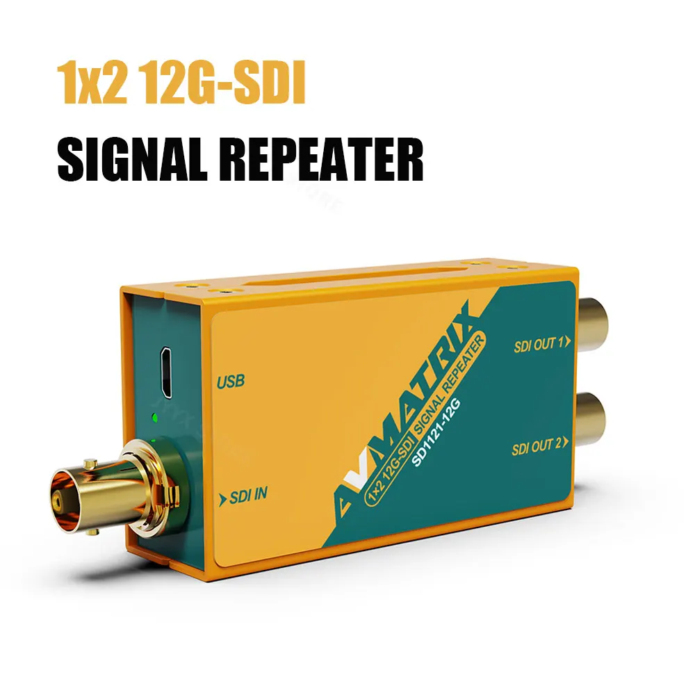 AVMATRIX-SD1121-12G-12G-SDI-SIGNAL-REPEATER-For-Broadcast-Video-Command ...