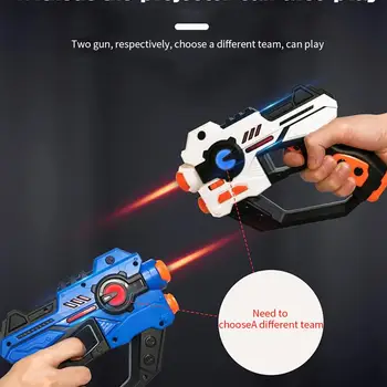 Electric Laser Tag Infrared Projector Toy Guns Weapon Blaster Pistola ...