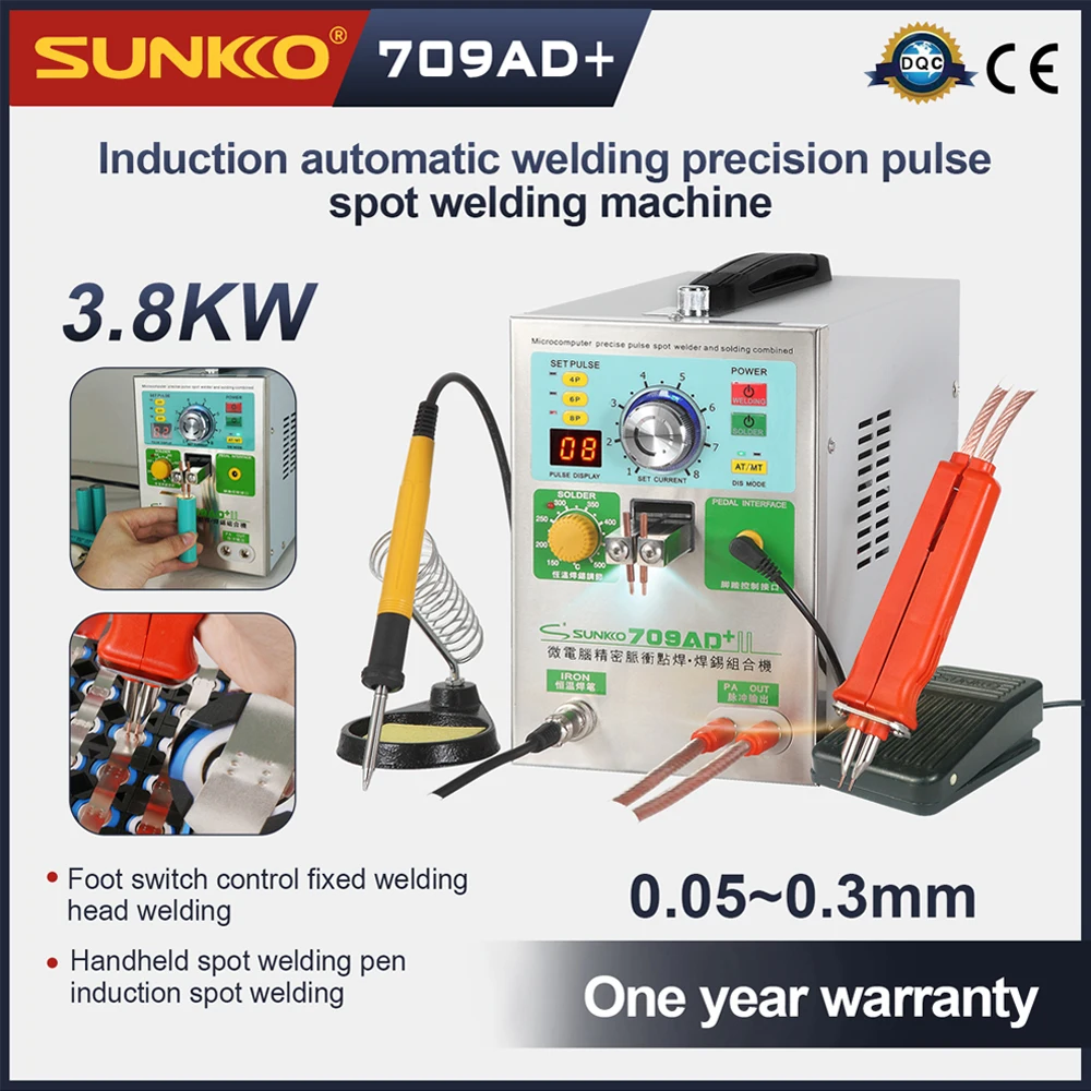 SUNKKO-709AD-Spot-Welding-Machine-3-8kw-Pulse-Induction-Automatic-Spot ...