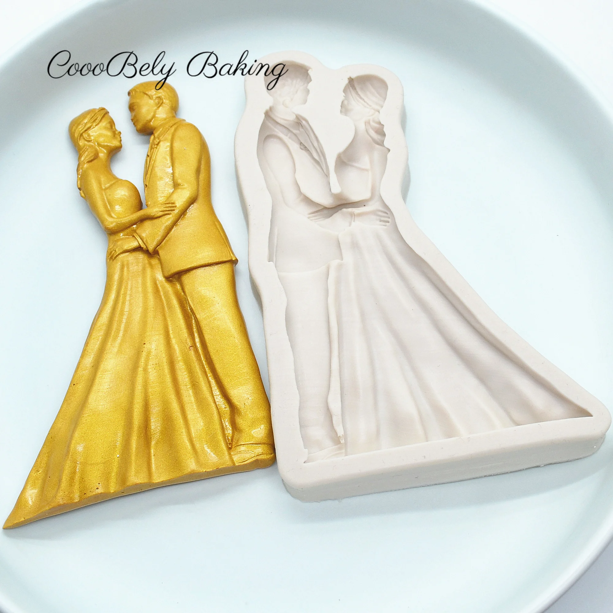 Wedding-Silicone-Molds-Bride-And-Groom-Fondant-Cake-Decorating-Tools ...
