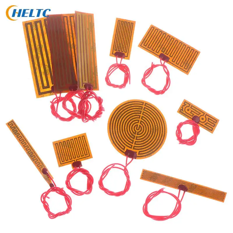 5V 12V 24V PI Heating Film Plate Polyimide Heating Electric Heated ...