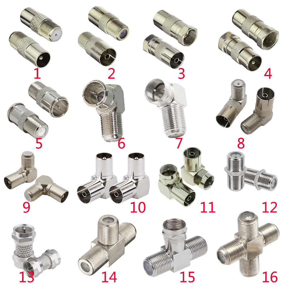 2pcs-F-Type-to-TV-IEC-90-Degree-Male-Plug-Female-Jack-RF-Coaxial ...