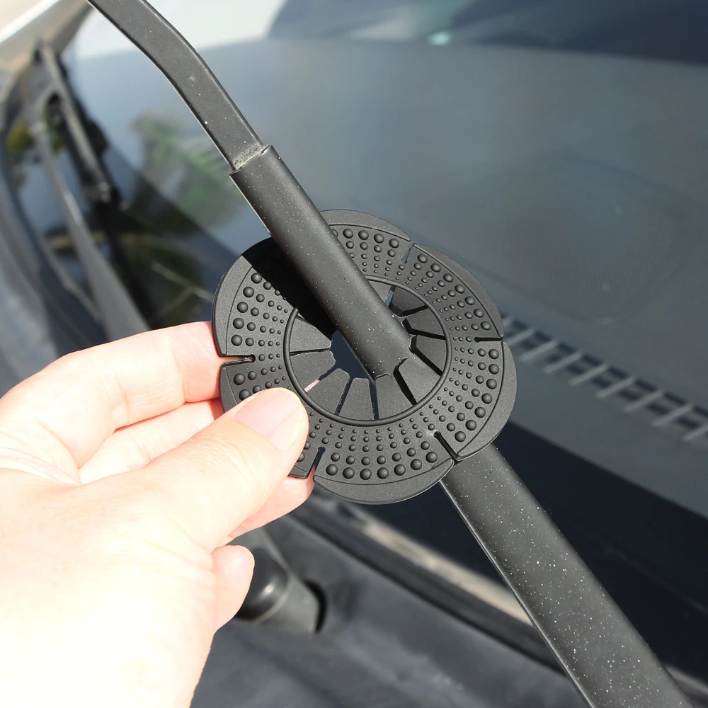 2pcs Car Wiper Hole Protective Covers Accessories for Renault duster ...