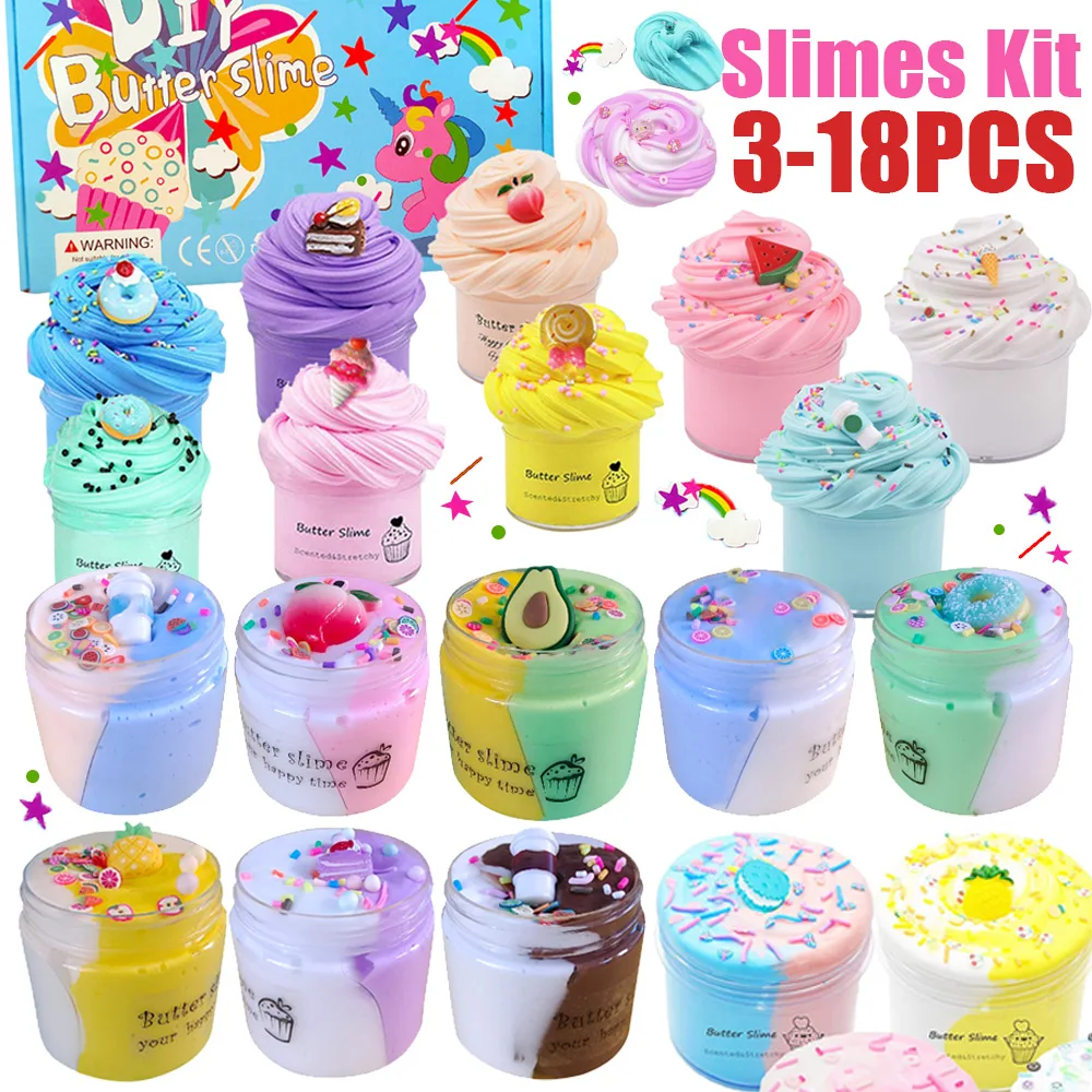 Plasticine-Slimes-Kit-for-Kids-Chocolate-Modelling-Toy-Cola-fofa ...