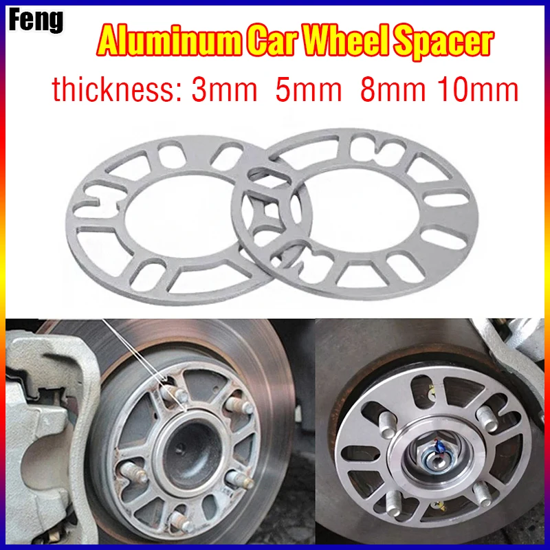 Universal-Car-Wheel-Tire-Spacer-Adaptor-Shims-Plate-4pcs-4X98-4X100 ...