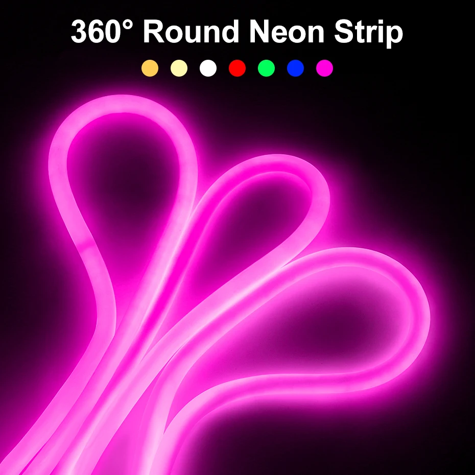360-Degree-Round-LED-Neon-Strip-220V-30M-50M-100M-Flexible-Neon-Light ...