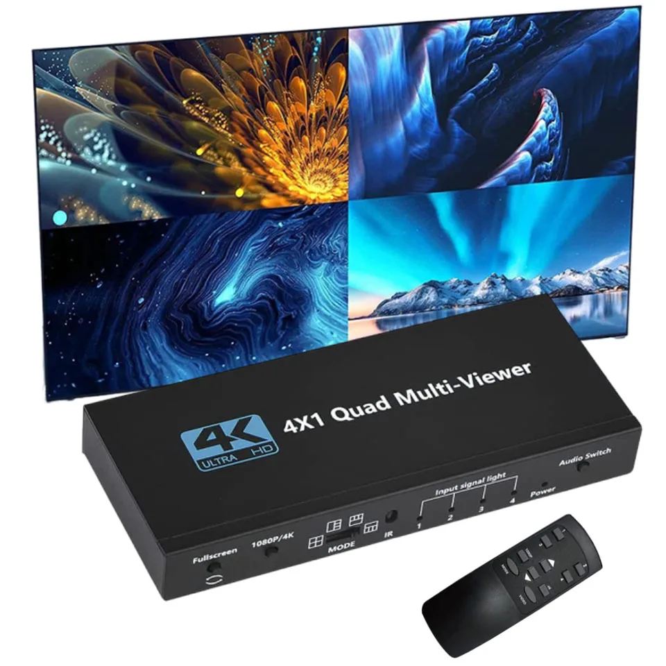 HDMI-Multiviewer-4K-4X1-HDMI-quad-viewer-4-in-1-HDMI-Multi-viewer ...