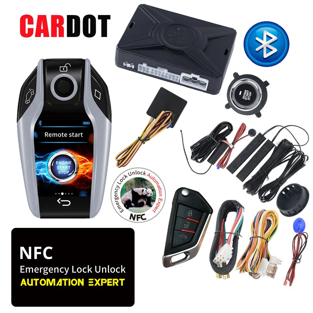 Cardot-NFC-Smart-Key-Push-Engine-Start-Stop-Bot-o-in-cio-remoto-entrada ...
