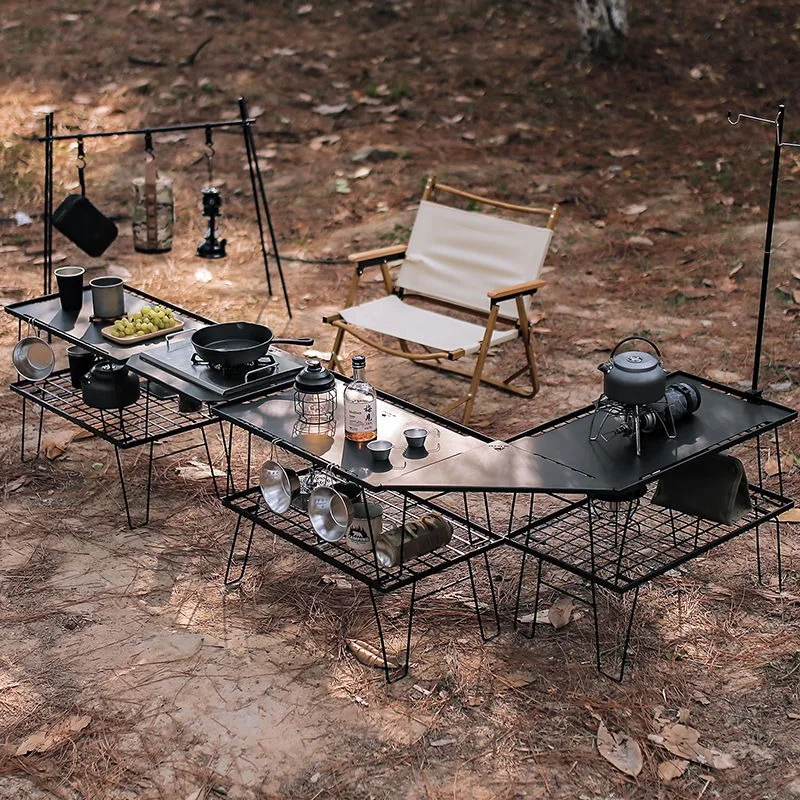 Steel-Folding-Camping-Table-Portable-Lightweight-Outdoor-Small-IGT ...