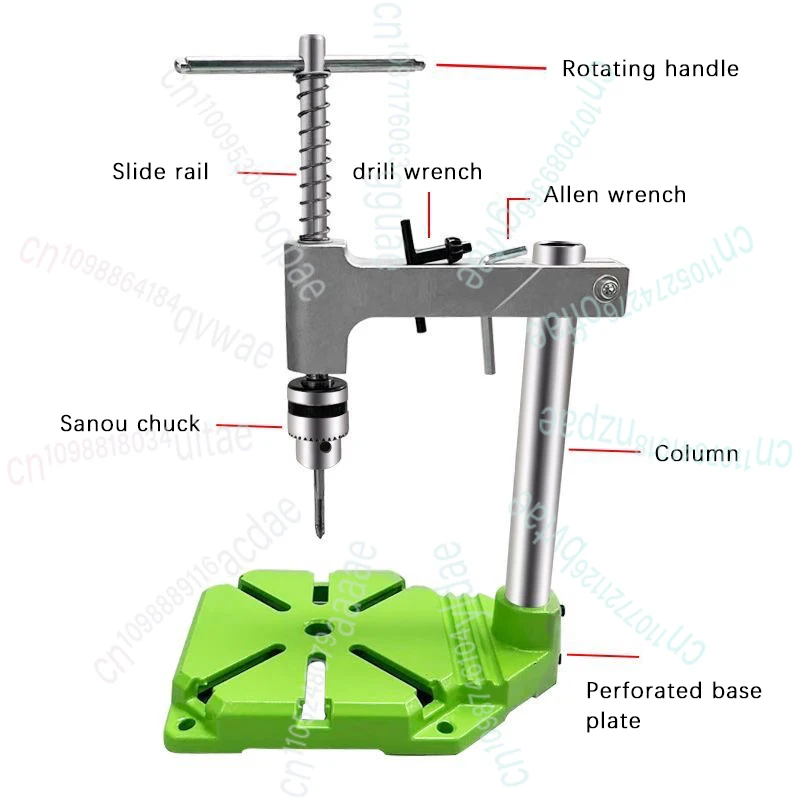 Micro Manual Vertical Tapping Machine Tapping Handheld Adjustable Tap ...