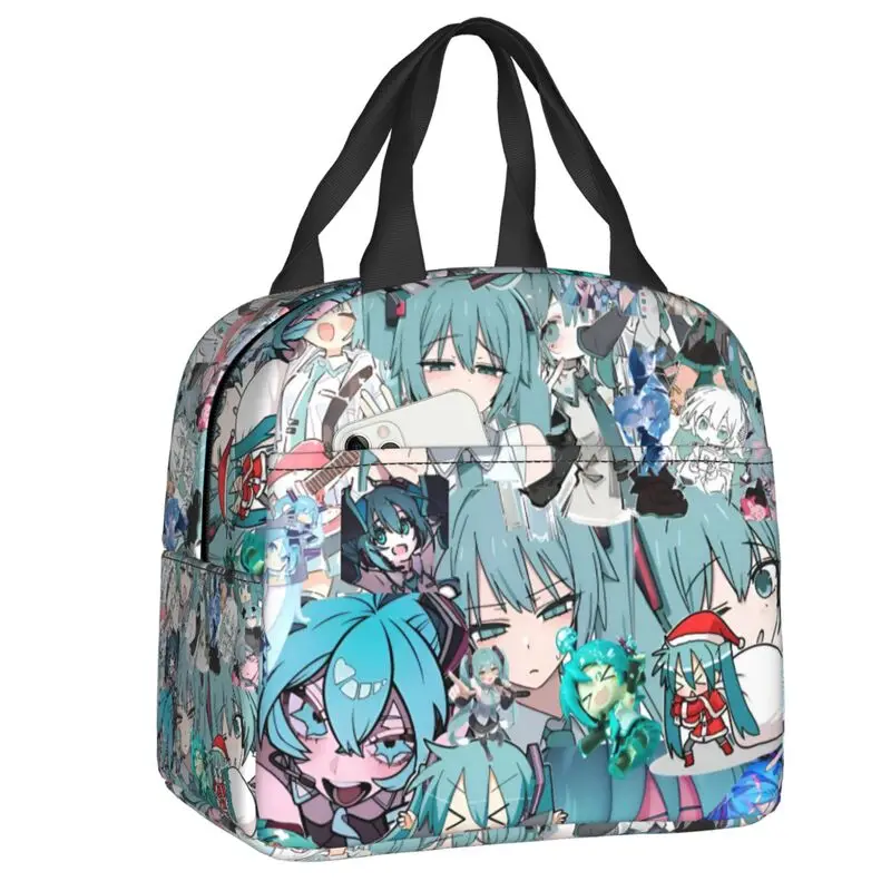 Hatsune Miku Anime Lunch Box for Women Leakproof Thermal Cooler Food ...