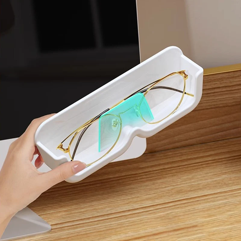 Self-adhesive Wall Mounted Glasses Storage Glasses Holder Plastic ...