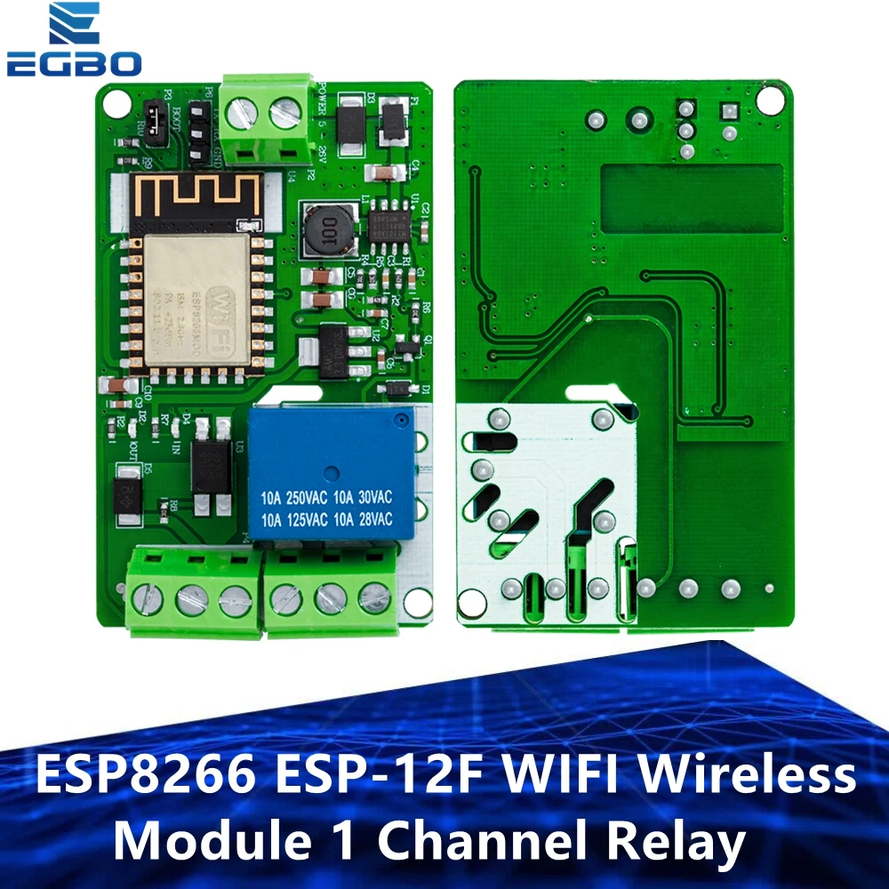 ESP8266-ESP-12F-WIFI-Wireless-Module-1-Channel-Relay-Shield-Overcurrent ...
