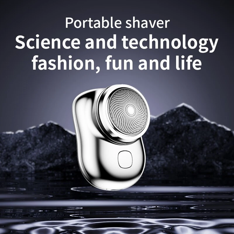 Mini Shave Portable Shaver Wet And Dry Men Is Usb Rechargeable Shaver ...