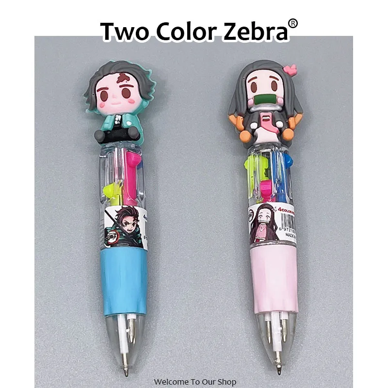 4-Color-Anime-Ballpoint-Pen-Kimetsu-No-Yaiba-Tanjirou-Nezuko-Multicolor ...