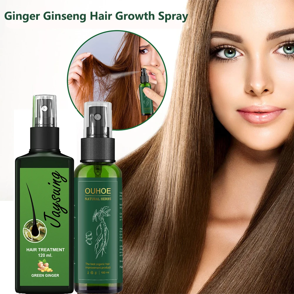 100ml-120ml-Ginger-and-Ginseng-Extract-Hair-Growth-Spray-For-Men-Women ...