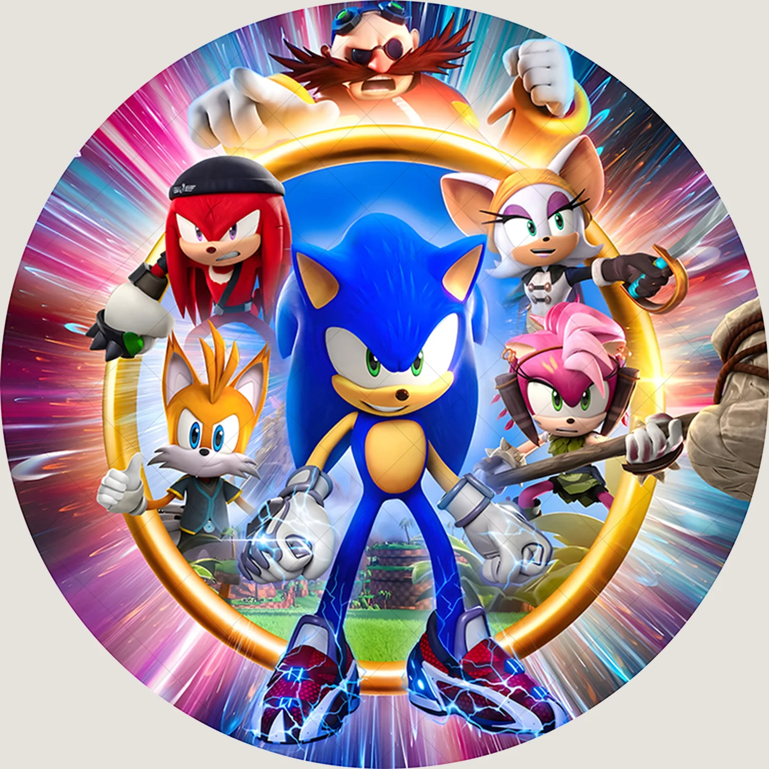 Fondo de fotografía con forma de círculo para decoración de baby shower ...