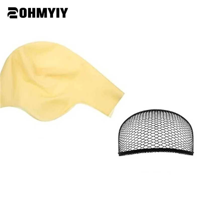 Funny Latex Skin Fake Bald Head Unisex Fancy Film Party Wig Cap Latex ...