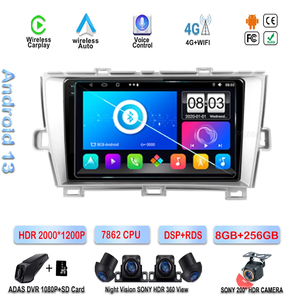 7862-CPU-Android-For-Toyota-Prius-2009-2013-Stereo-Head-Unit-Multimedia ...