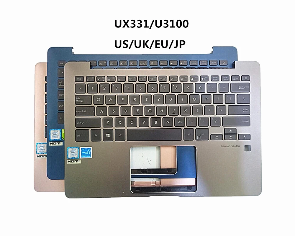 Laptop-US-UK-EU-Backlight-Keyboard-upper-Shell-Cover-for-Asus-zenbook ...