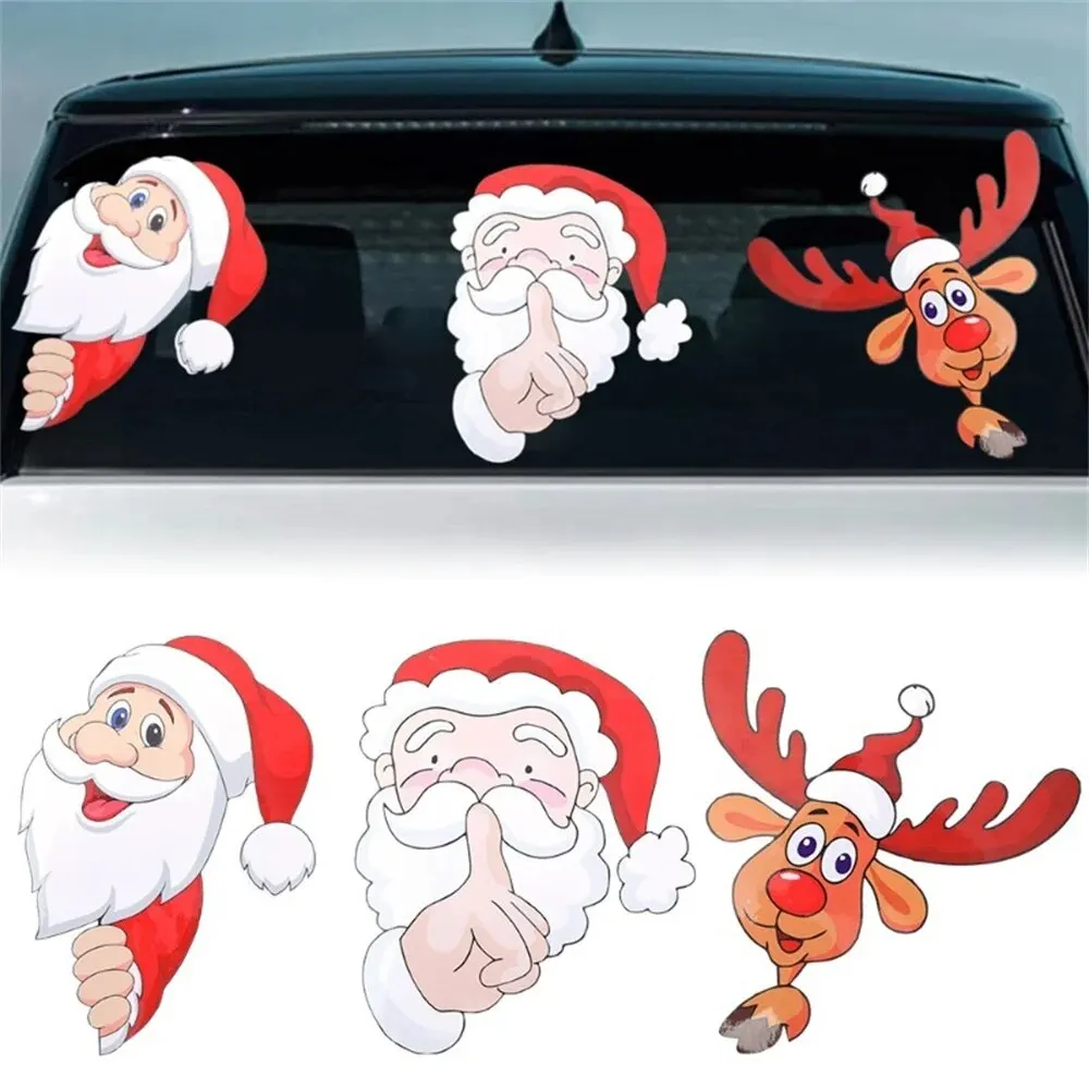 Christmas-Car-Rear-Window-Windshield-Waving-Wipers-Self-adhesive ...