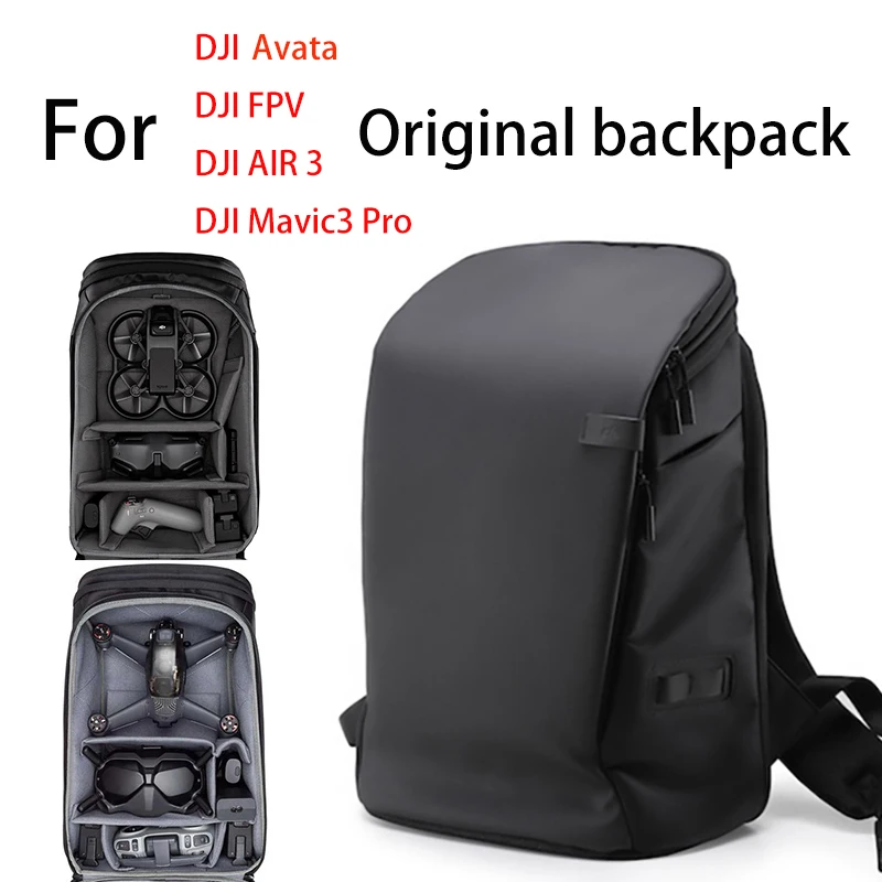 DJI-Avata-Avata2-Black-Waterproof-Backpack-For-DJI-FPV-Bag ...