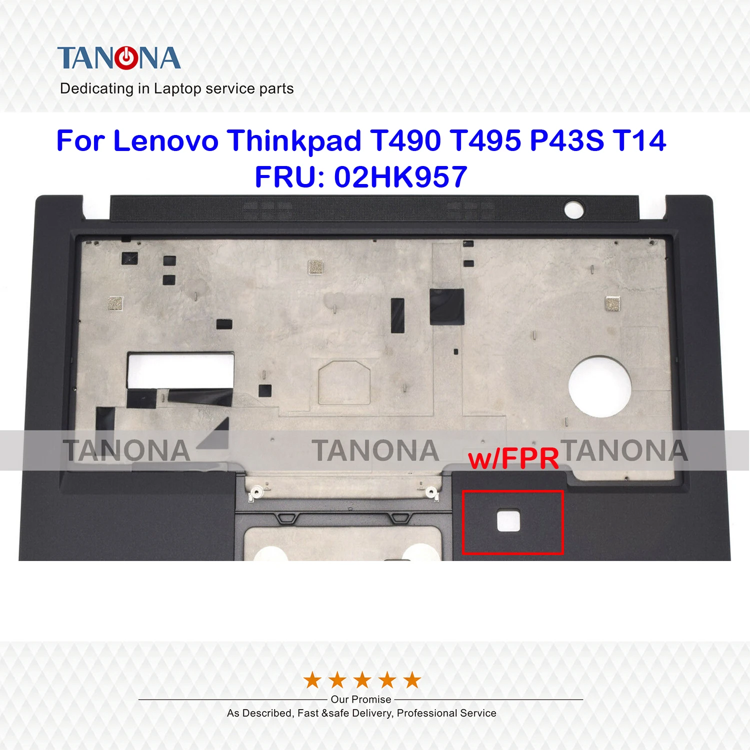 Orig New 02HK957 AP1AC000100 Blk for Lenovo Thinkpad T490 T495 P14s Gen ...