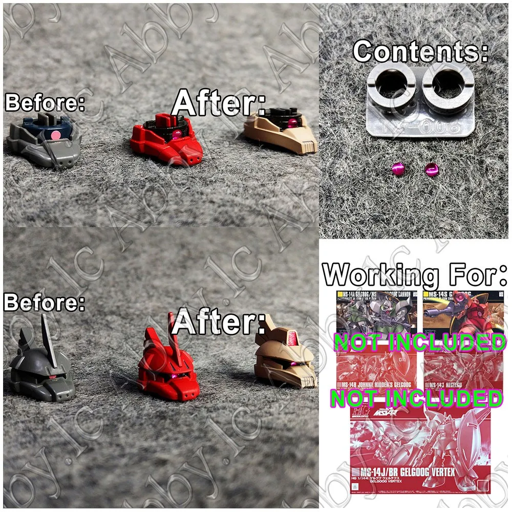 Hg uc 1/144 regelgoog vertex cannon char johnny ridden custom MS-14A/c ...