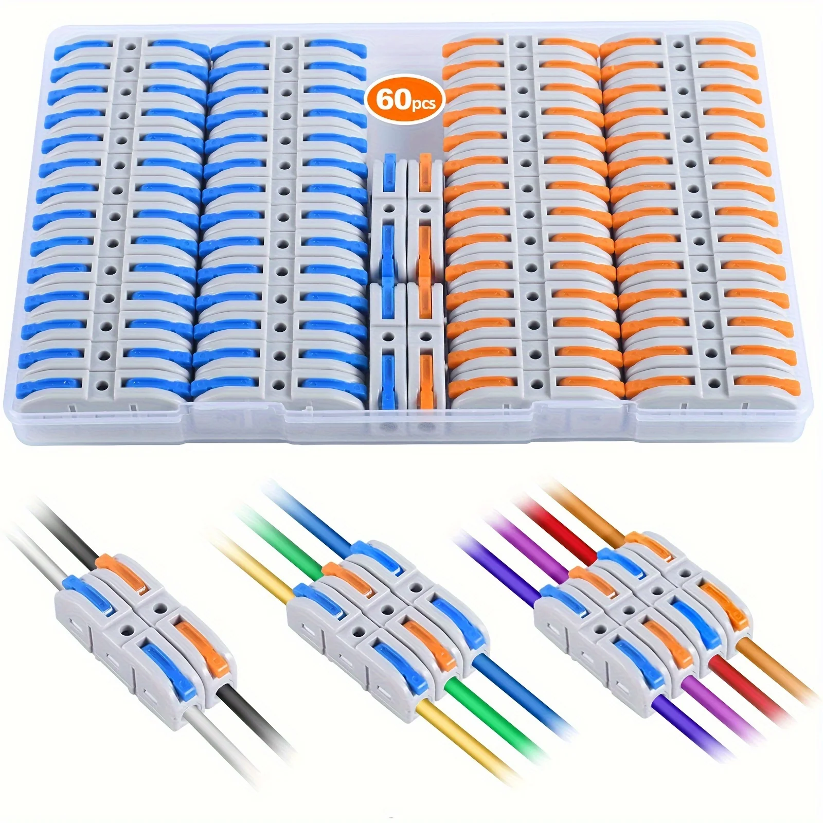 10pcs-60pcs-Inline-Wire-Connectors-Kit-for-Quick-Connect-Push-in ...