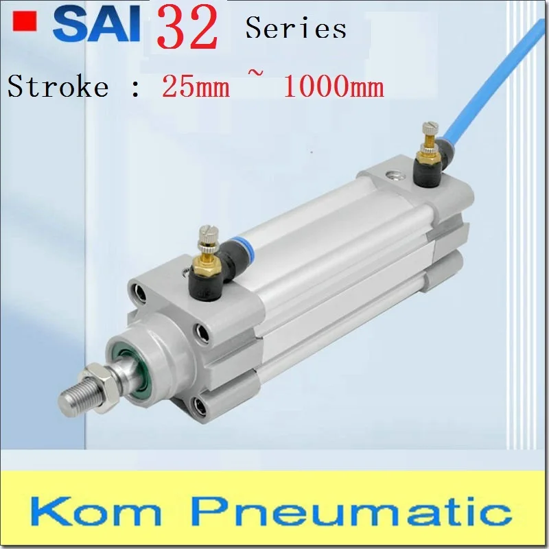 Pneumatic Bore 32MM SAI Standard Air Cylinder Compendium Of SAI Series ...