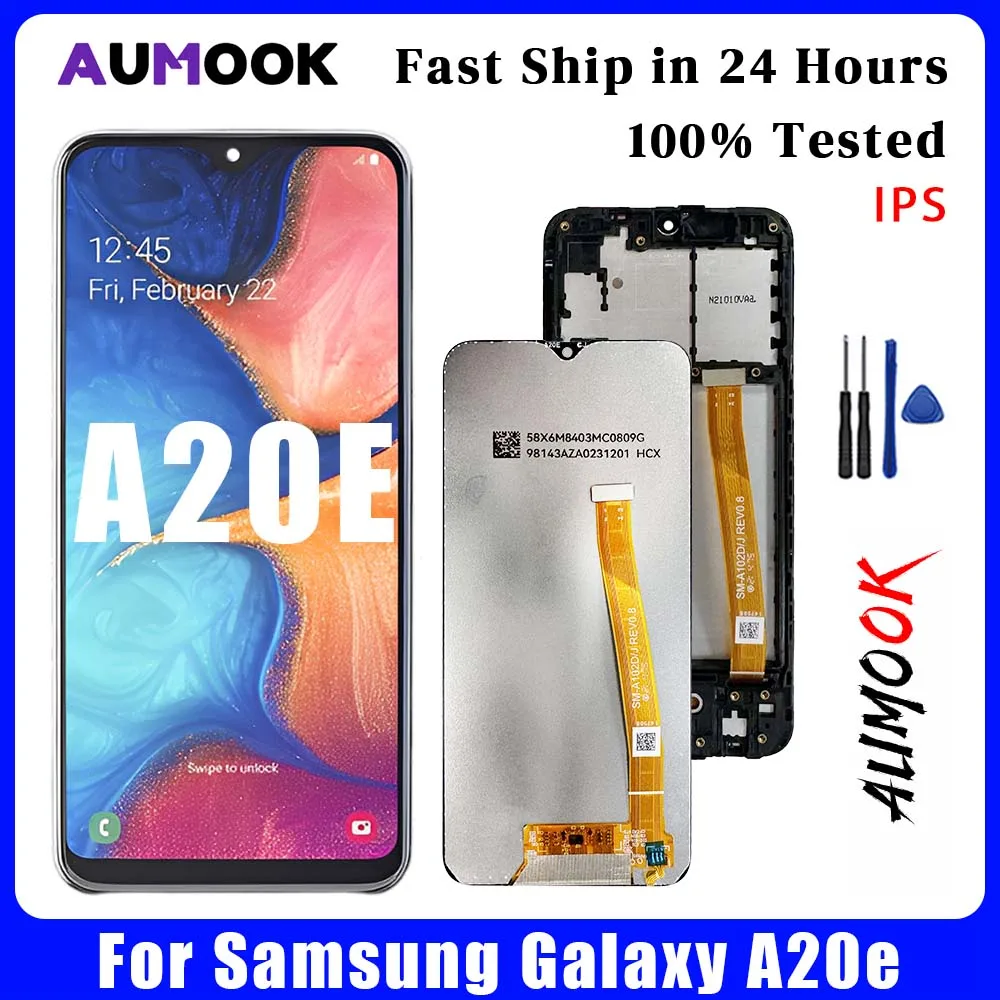 5.8" LCD for Samsung Galaxy A20e LCD Display Screen Touch Digitizer ...