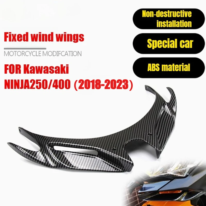 For Ninja 400 Front Wing for Ninja250 NINJA400 2018-2023 Wing Fairing ...