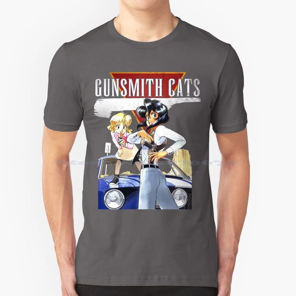 Vintage Gunsmith Cats T Shirt 100% Cotton Tee Gunsmith Cats Anime ...