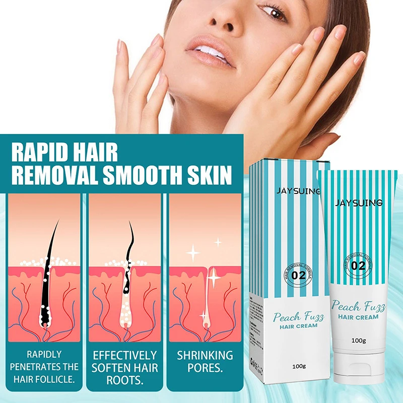 100g Hair Removal Cream Lip Hair Removal For Women Painless Gentle ...