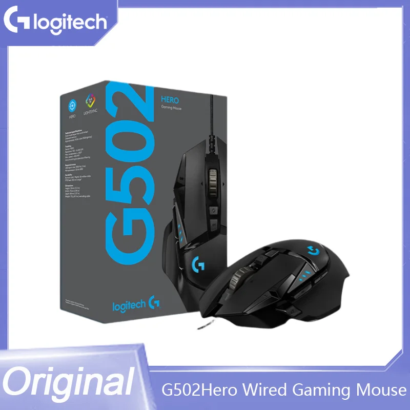 Original-Logitech-G502-Hero-Rgb-Wired-Mouse-Professional-Gaming-Mouse ...