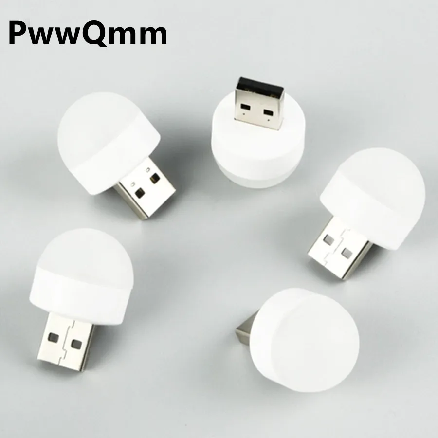 5V 1.2W Pocket Mini LED Night Light USB Plug Lamp Power Bank Charging ...